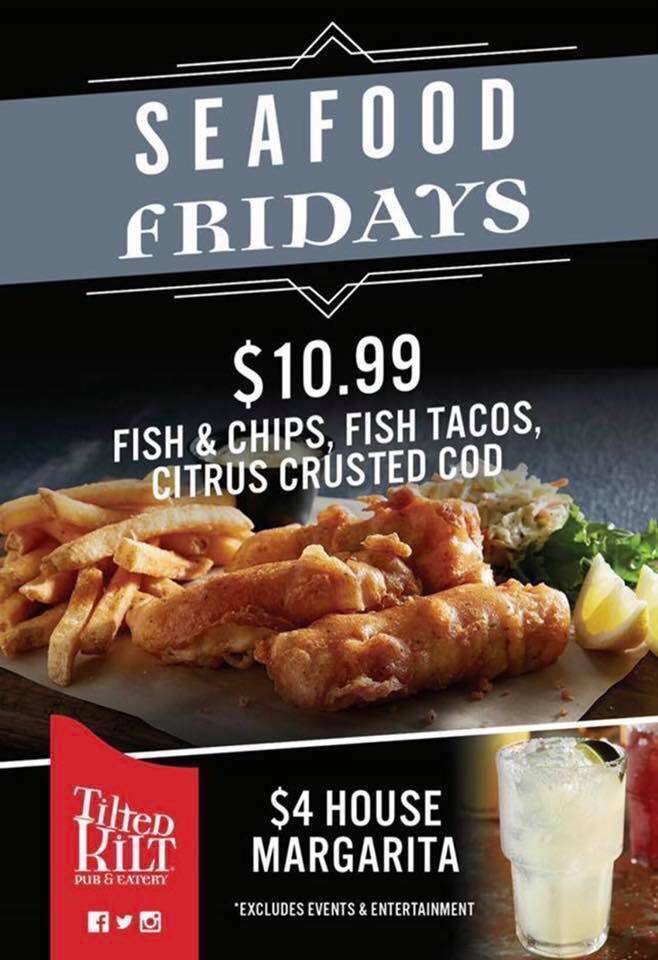 Menu at Tilted Kilt Pub and Eatery Victorville, CA, Victorville