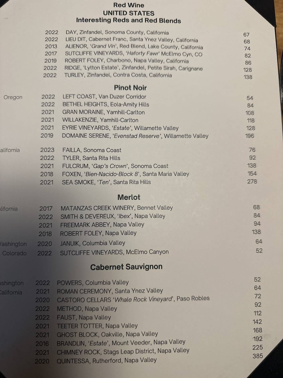 Menu at Tinderbox Kitchen restaurant, Flagstaff, 34 S San Francisco St