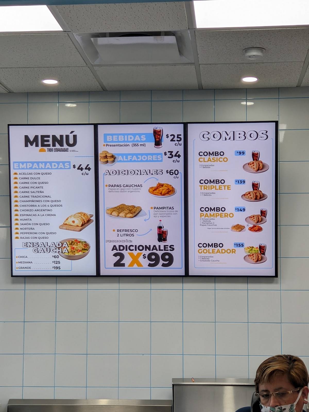 Carta del restaurante Todo Empanadas HEB Plaza Cumbres, Monterrey