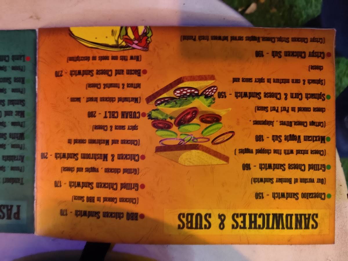 Menu at Truckers Halt Cafe, Dehradun, 152