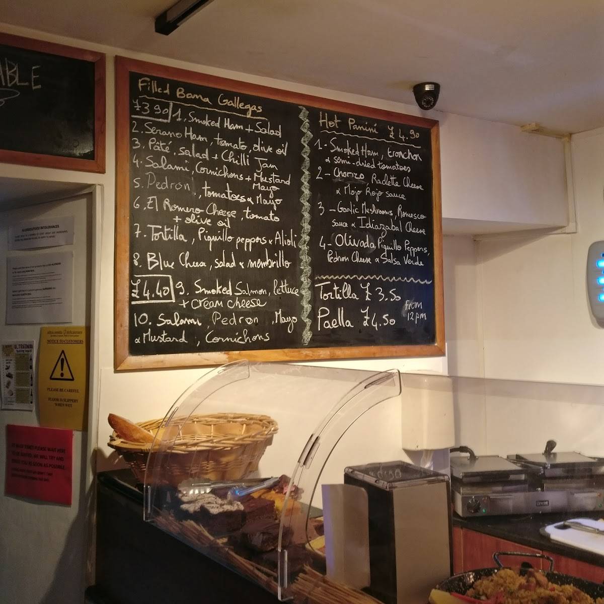 Menu at Ultracomida restaurant, Narberth