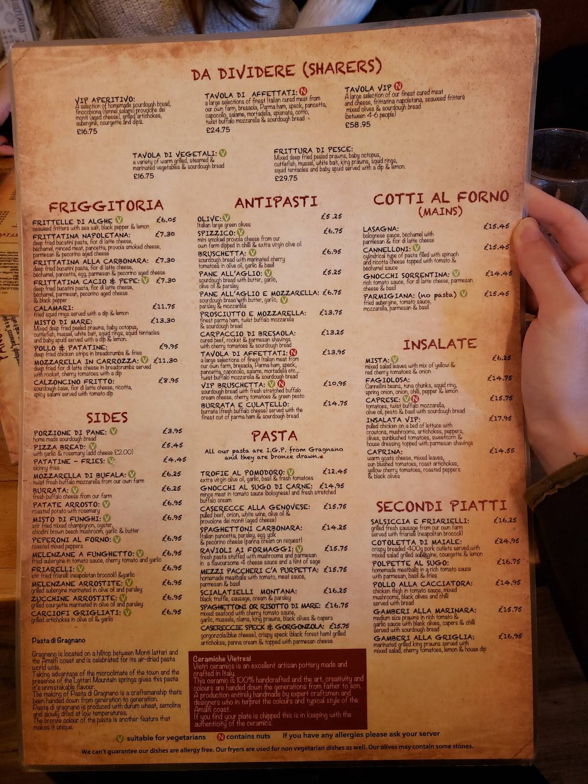 Menu at VIP Pizza Brighton pizzeria, Brighton, 19 Old Steine