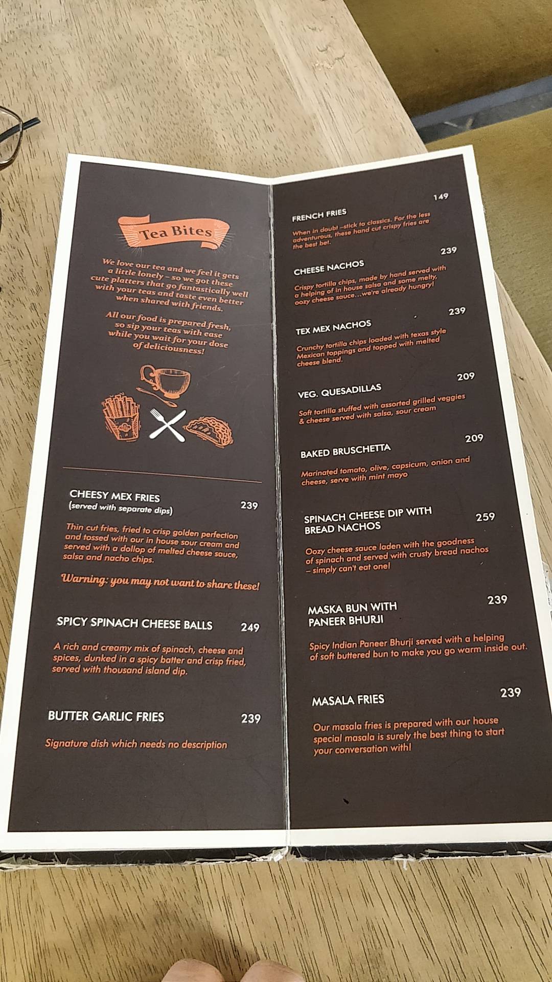 Menu at Varietea Lounge & Terrace, Ahmedabad, Shilp Aaron