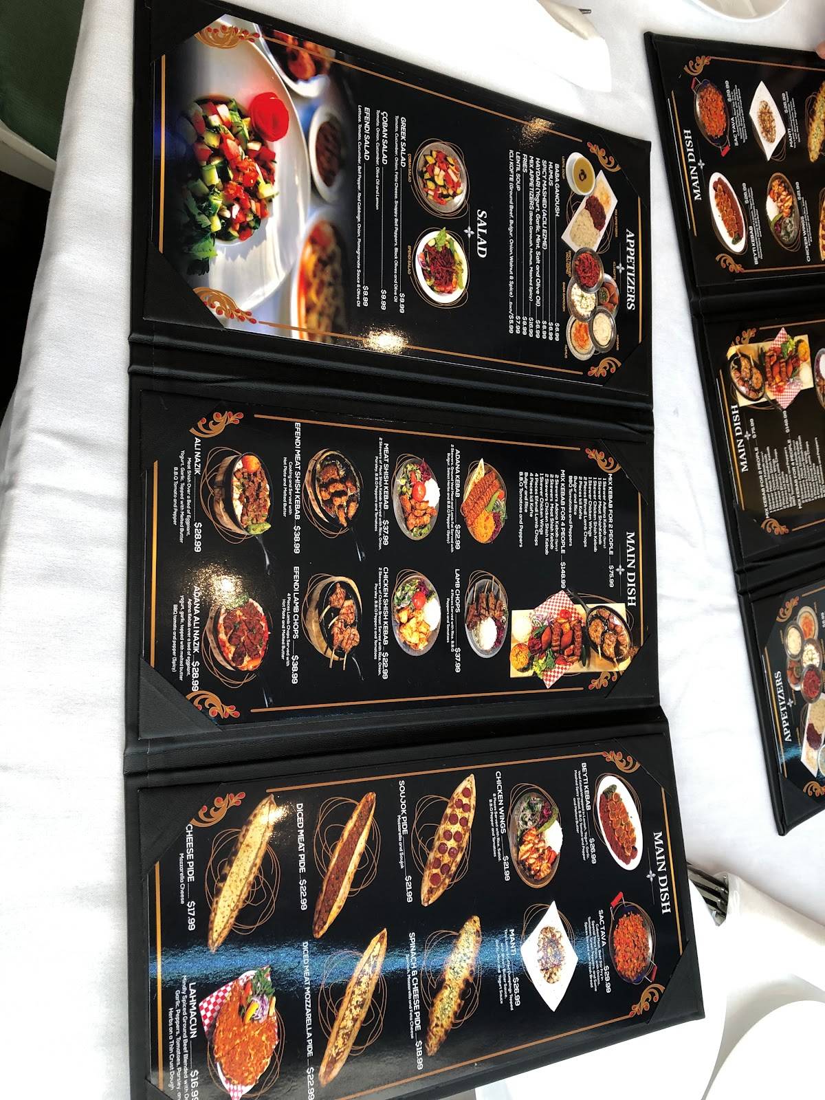 Menu at Efendi Restaurant (RUTHERFORD LOCATION), Vaughan