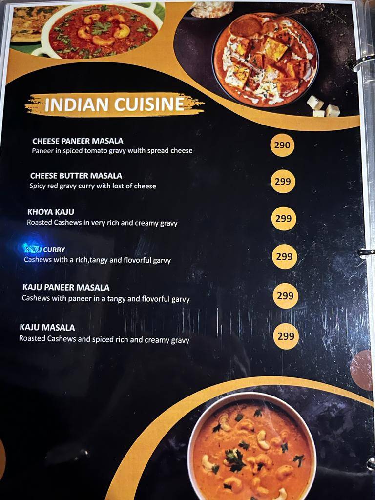 Menu at Velvet 22, Banquet & Multi Cuisine Restaurant, Gandhinagar