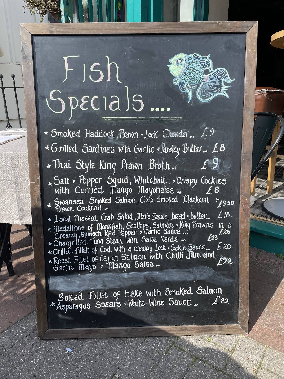 Menu at Venue 42 pub & bar, The Mumbles