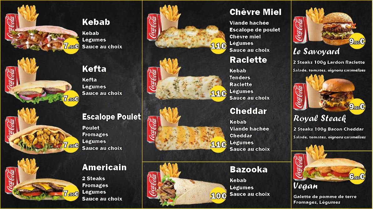 Menu au Vic Fait Bien Fait restaurant, Vic-en-Bigorre