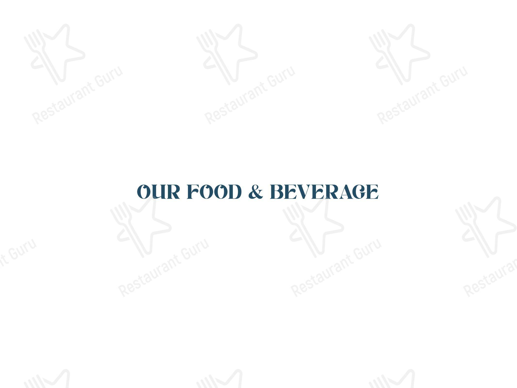 Menu at Walkers Arms Hotel pub & bar, Walkerville