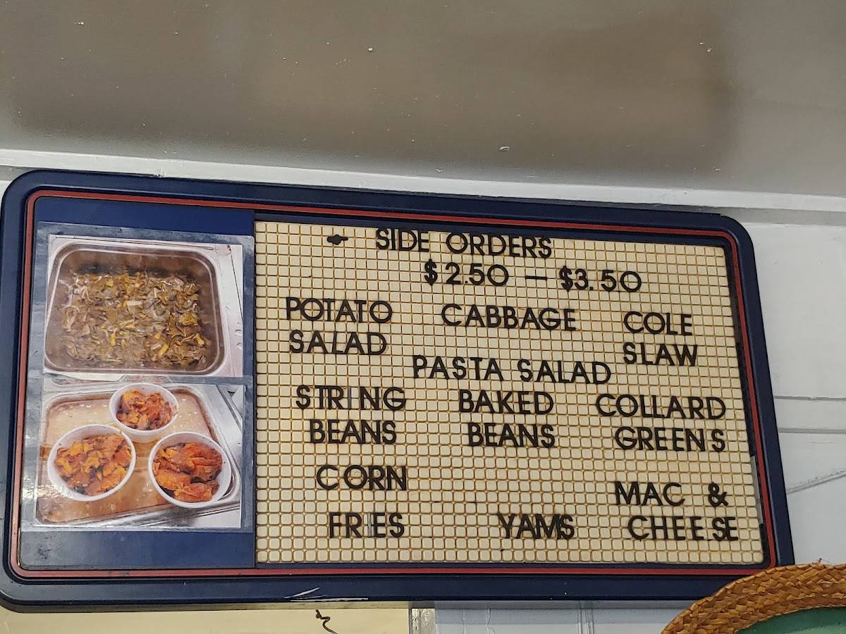 Menu at Walton's Seafood Carryout and Beverage restaurant, Bryans Road