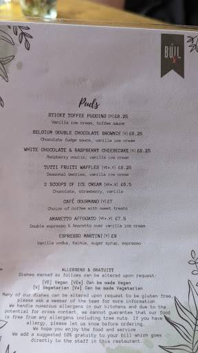 Menu at The Bull pub & bar, Watton at Stone