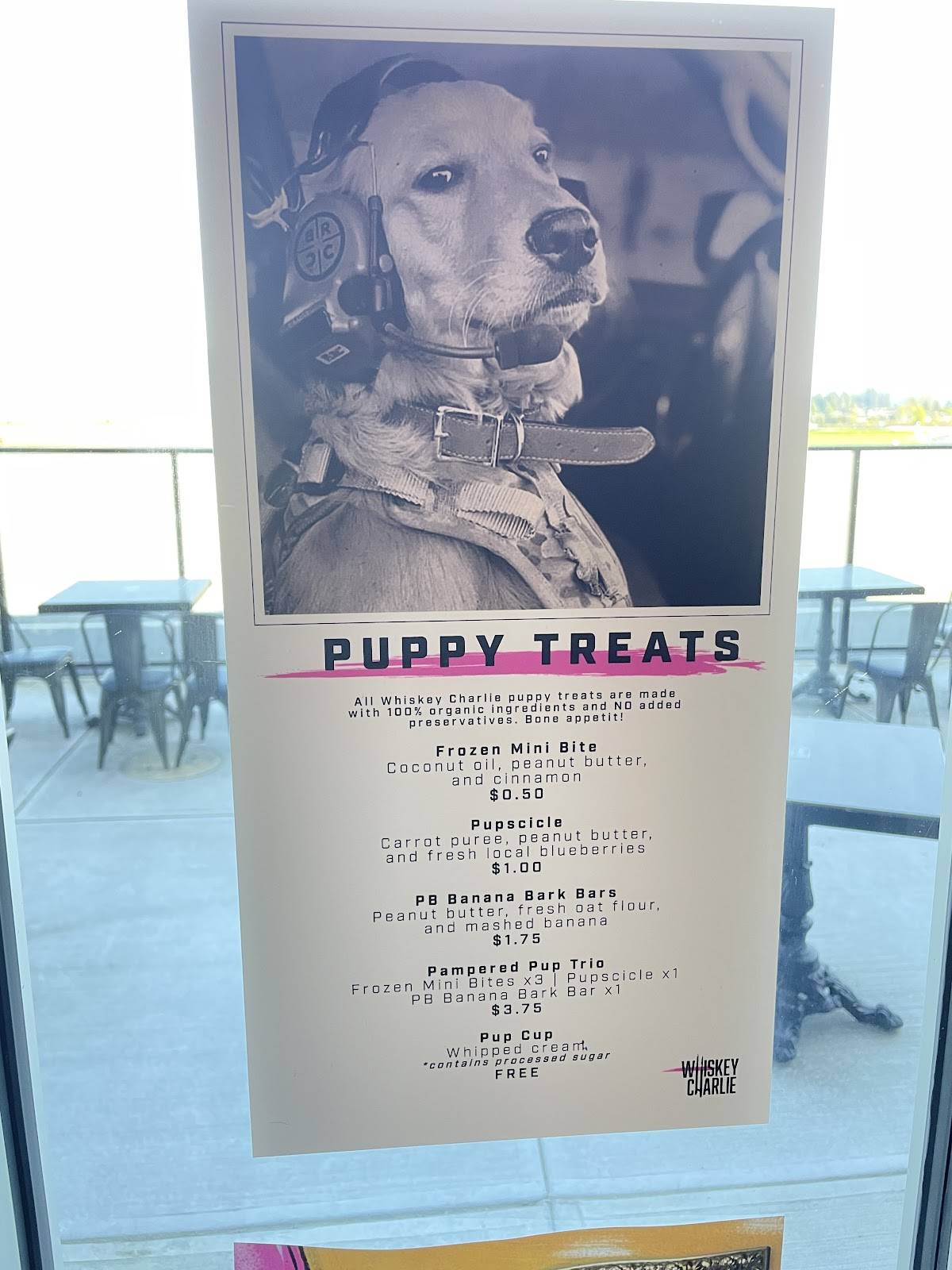 Menu at Whiskey Charlie cafe, Pitt Meadows, Airport Way #1007
