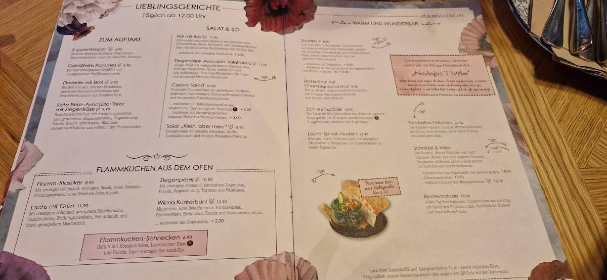 Speisekarte von Wilma Wunder Passau pub & Bar, Passau