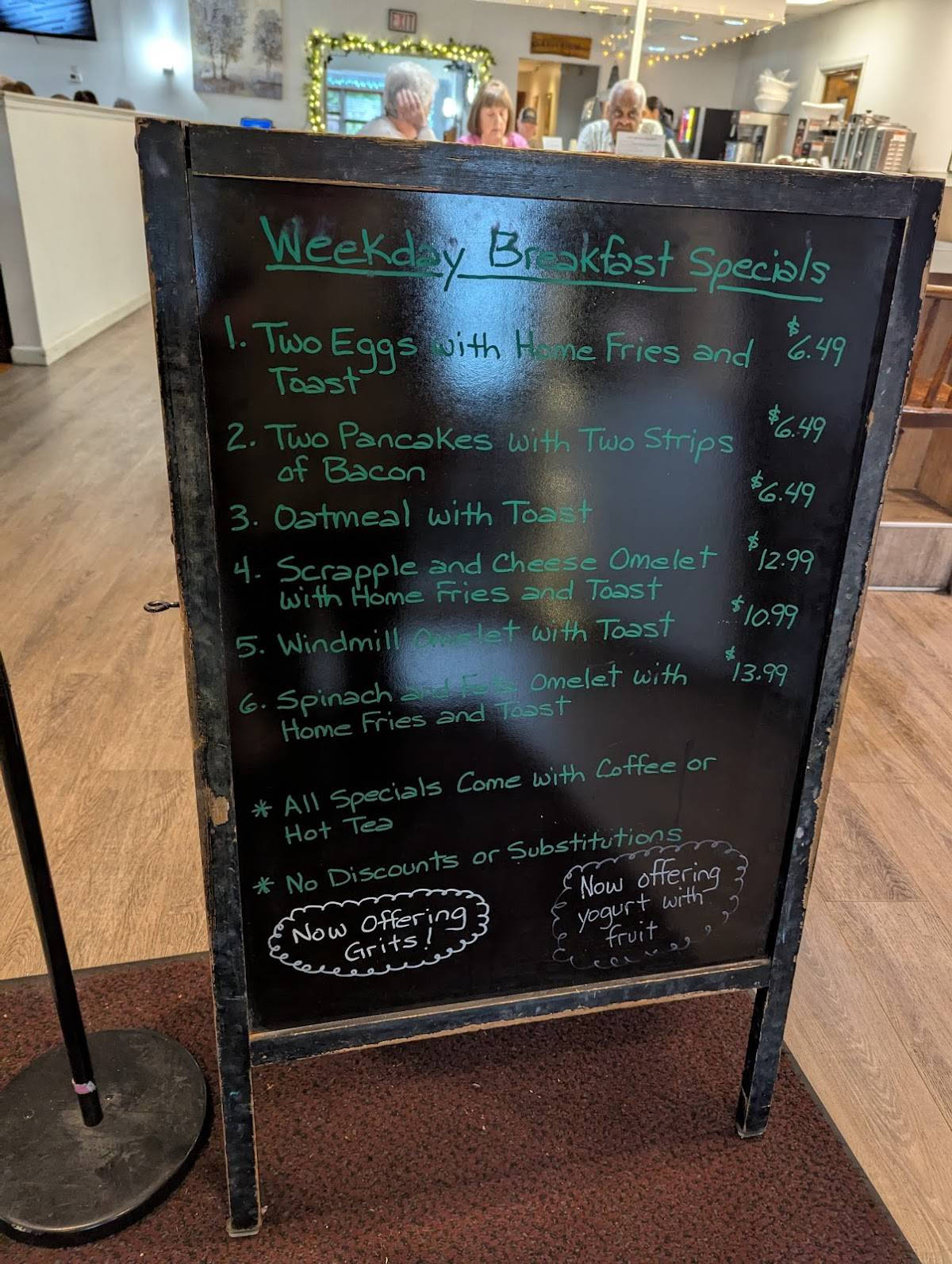 Menu at Windmill Family Restaurant, Morgantown
