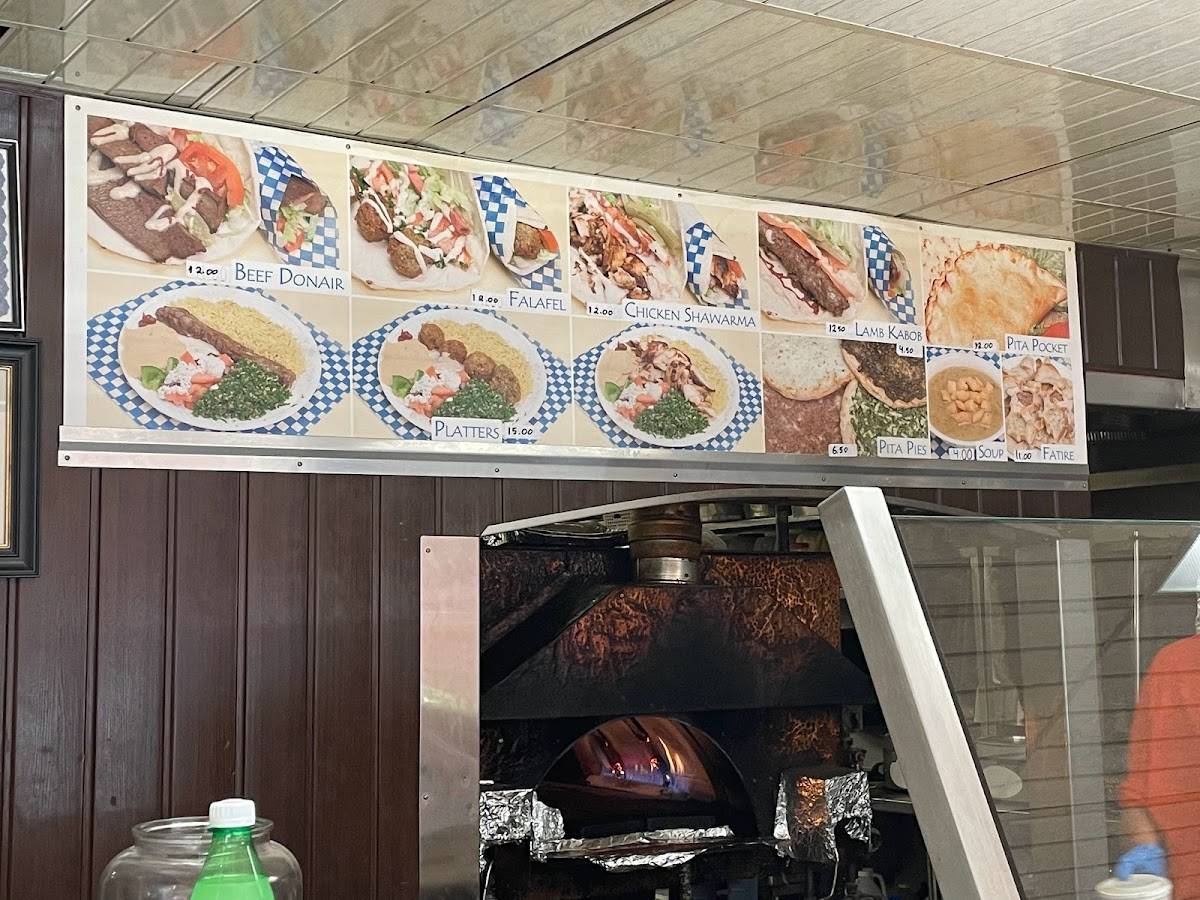 Menu at Baraka Pita Bakery & Restaurant, Winnipeg