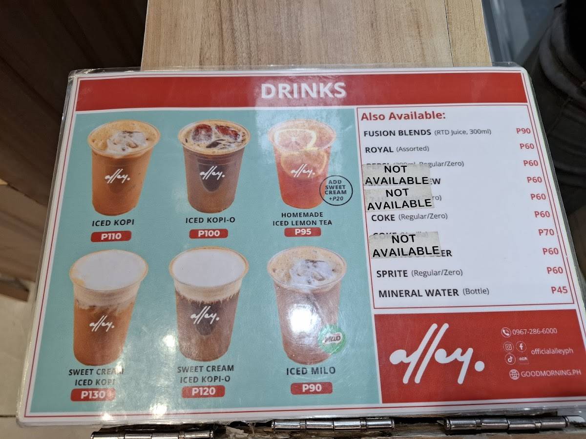 Menu at Wok Alley - SM Mall of Asia restaurant, Pasay