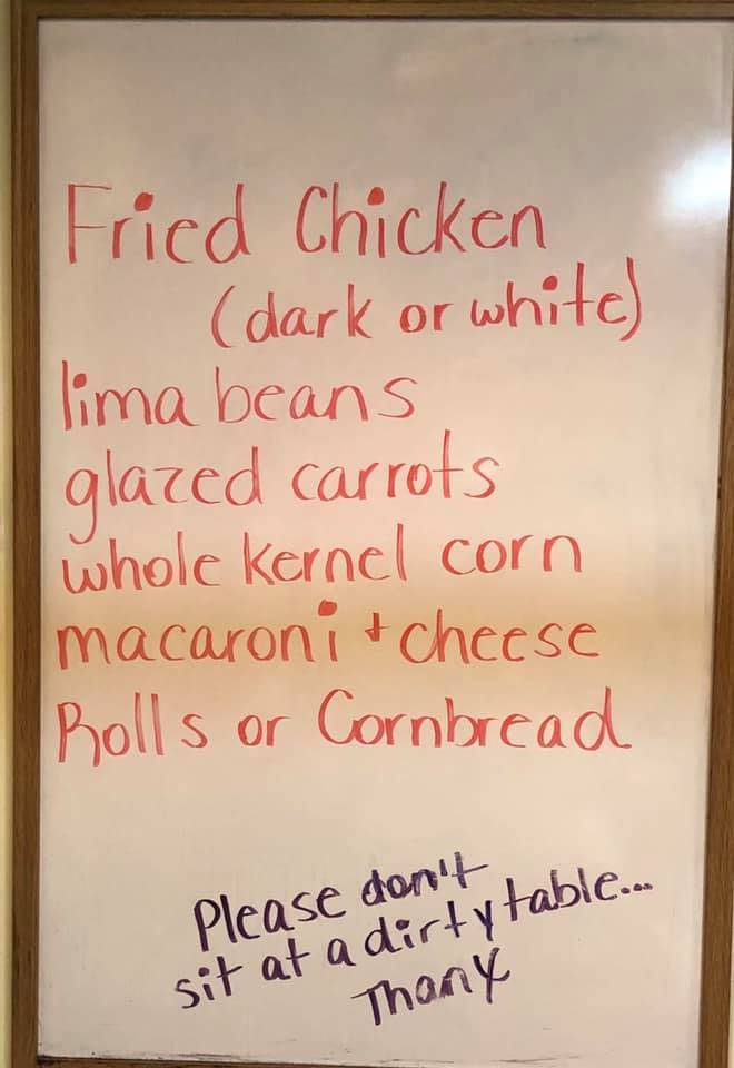 Menu at Wolf River Cafe, Rossville, 460 Main St