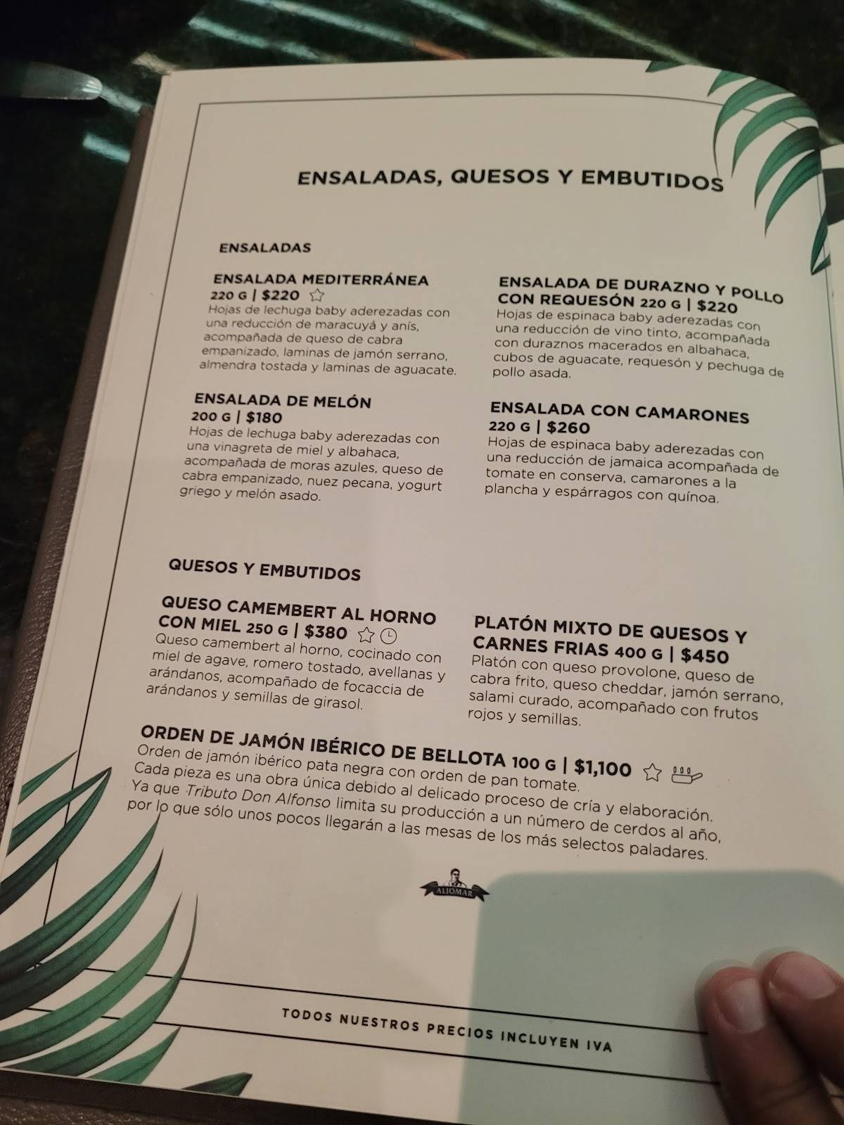 Carta del restaurante Inanna Rooftop, Xalapa Enríquez, Principal 4