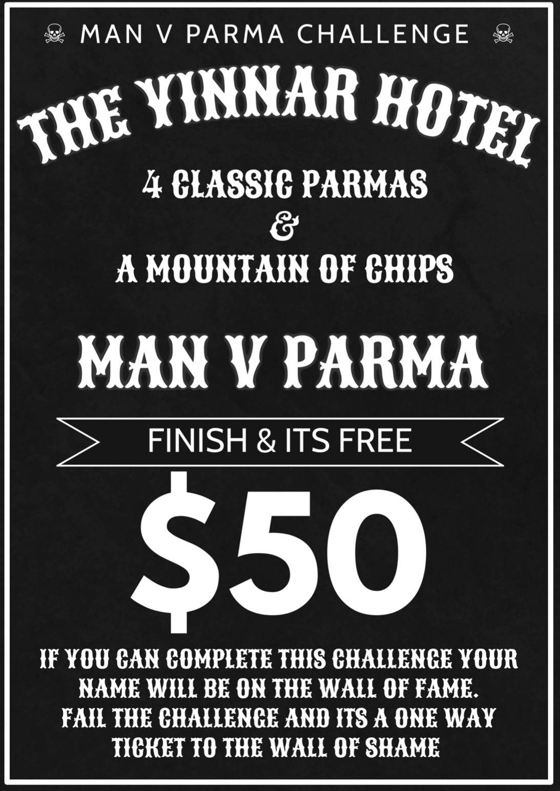 Menu at Yinnar Hotel pub & bar, Yinnar