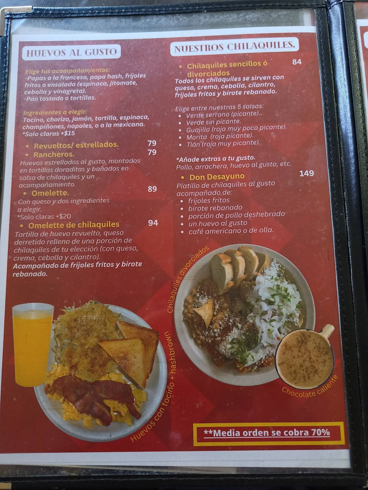 Carta del restaurante Delitlán tacos y desayunos, Zapopan