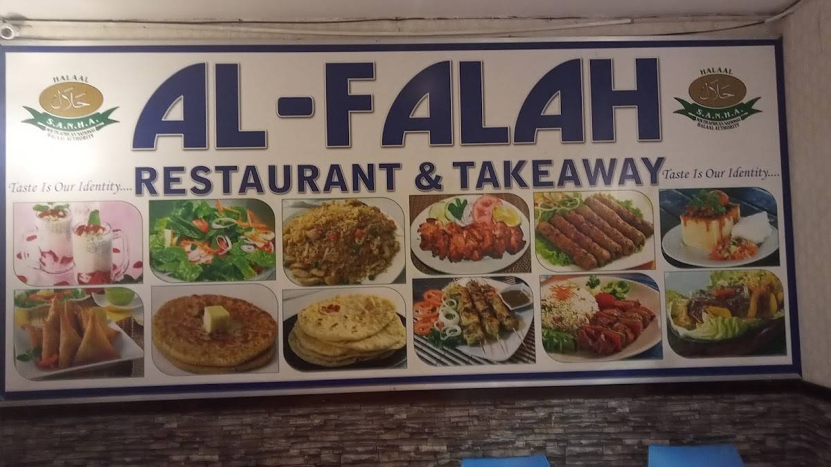 Menu at al-falah restaurant & takeway, Johannesburg, 8 Main Rd