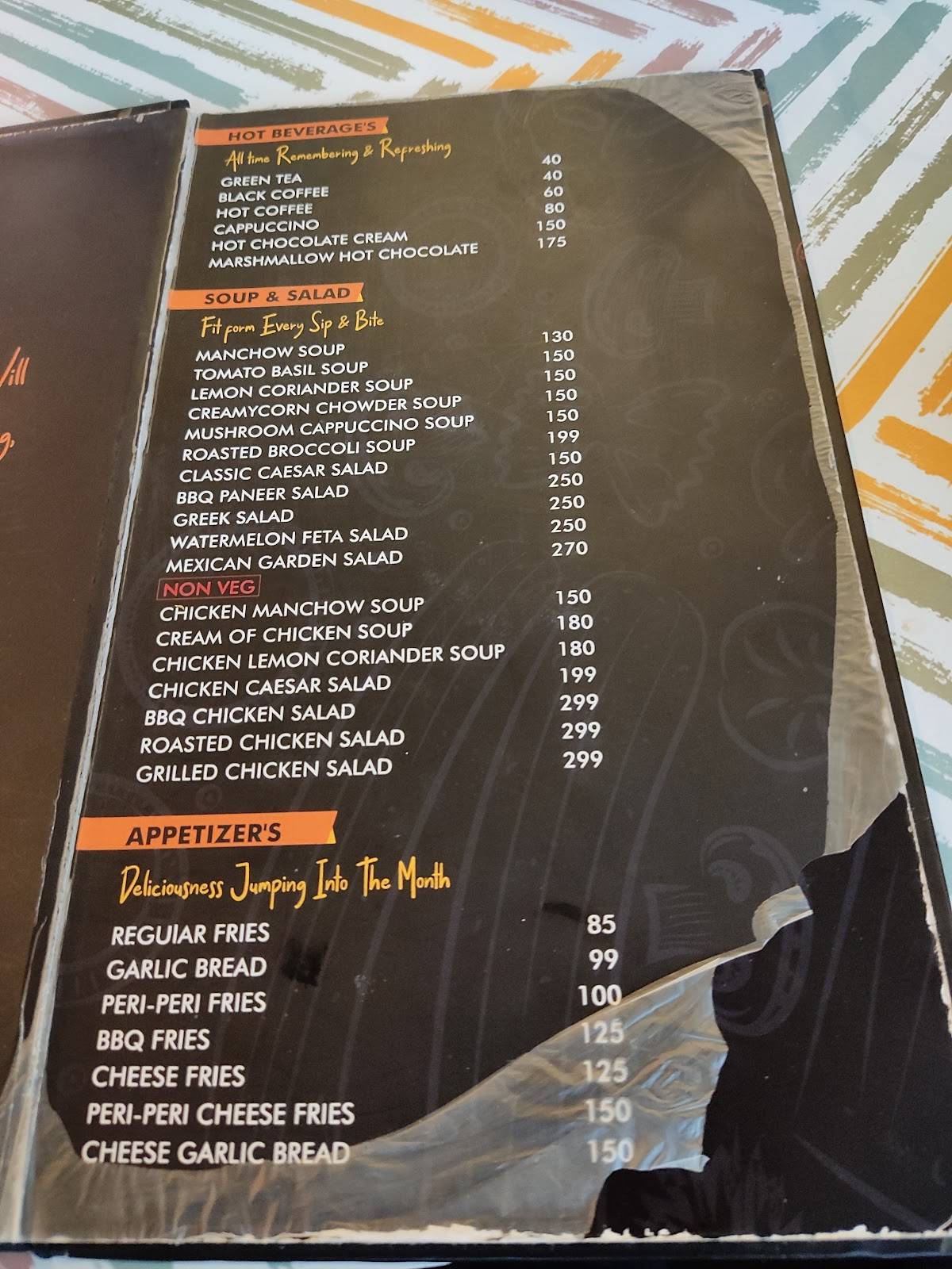 Menu at cafe cravings, Loni Kalbhor, Pune-Solapur Highway Opposite To ...
