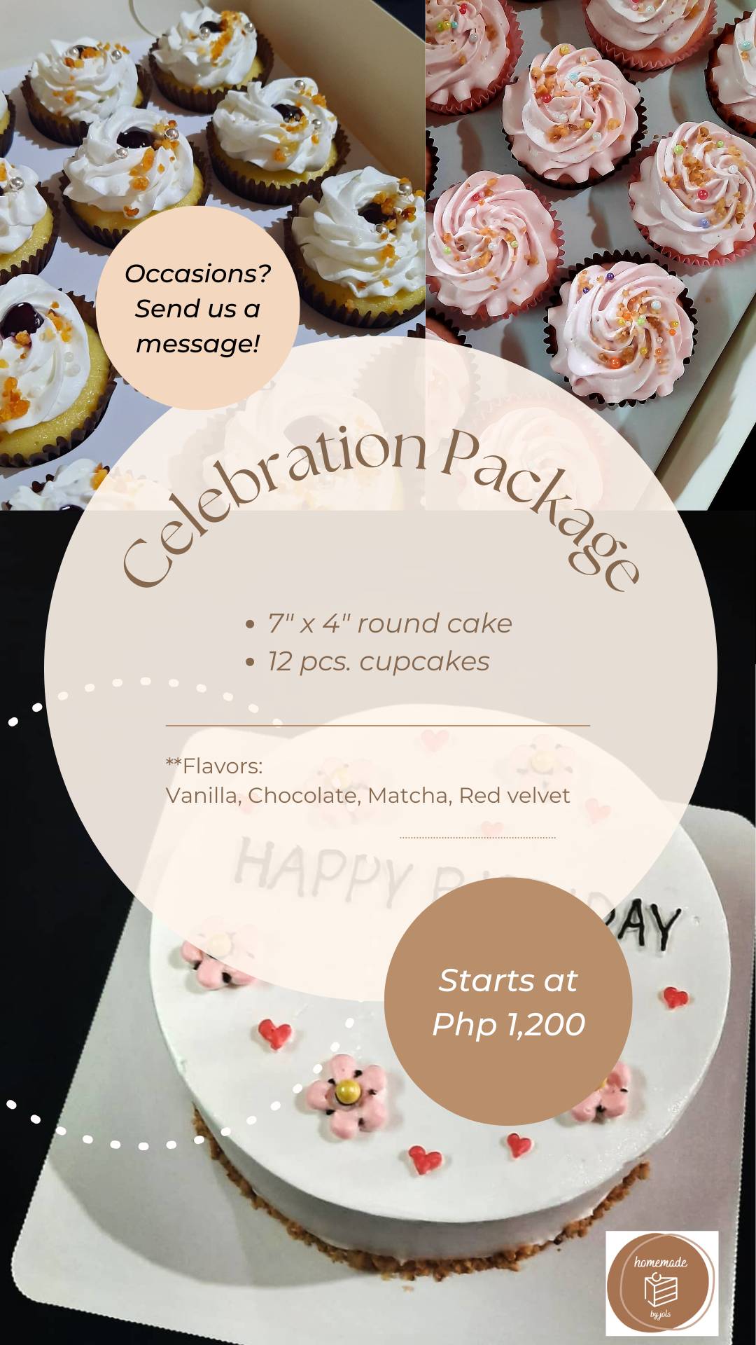 Menu at homemade by jols desserts, San Leonardo