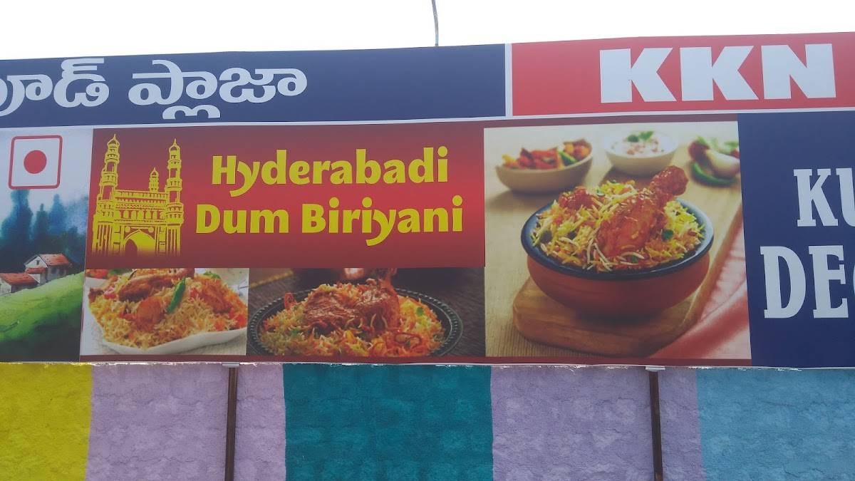 Menu at kkn Biryani Point, India