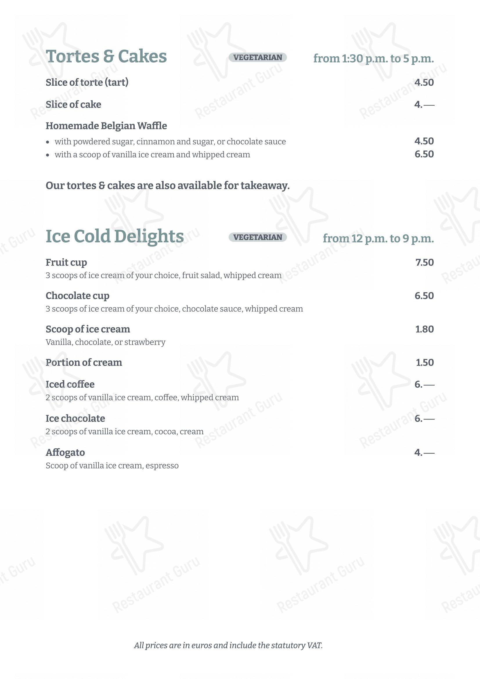 Speisekarte von Brasserie Chaussee restaurant, Seeheim-Jugenheim