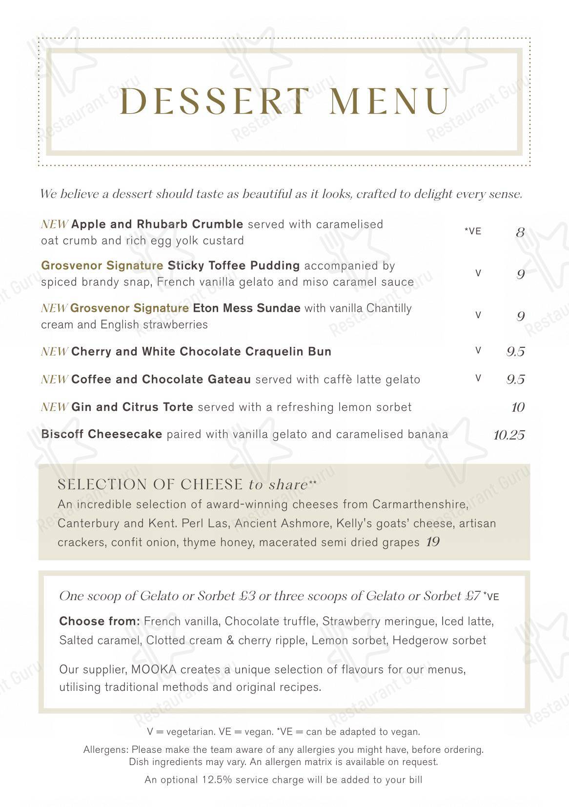 Menu at The Crown at Ampney Brook restaurant, Ampney Crucis
