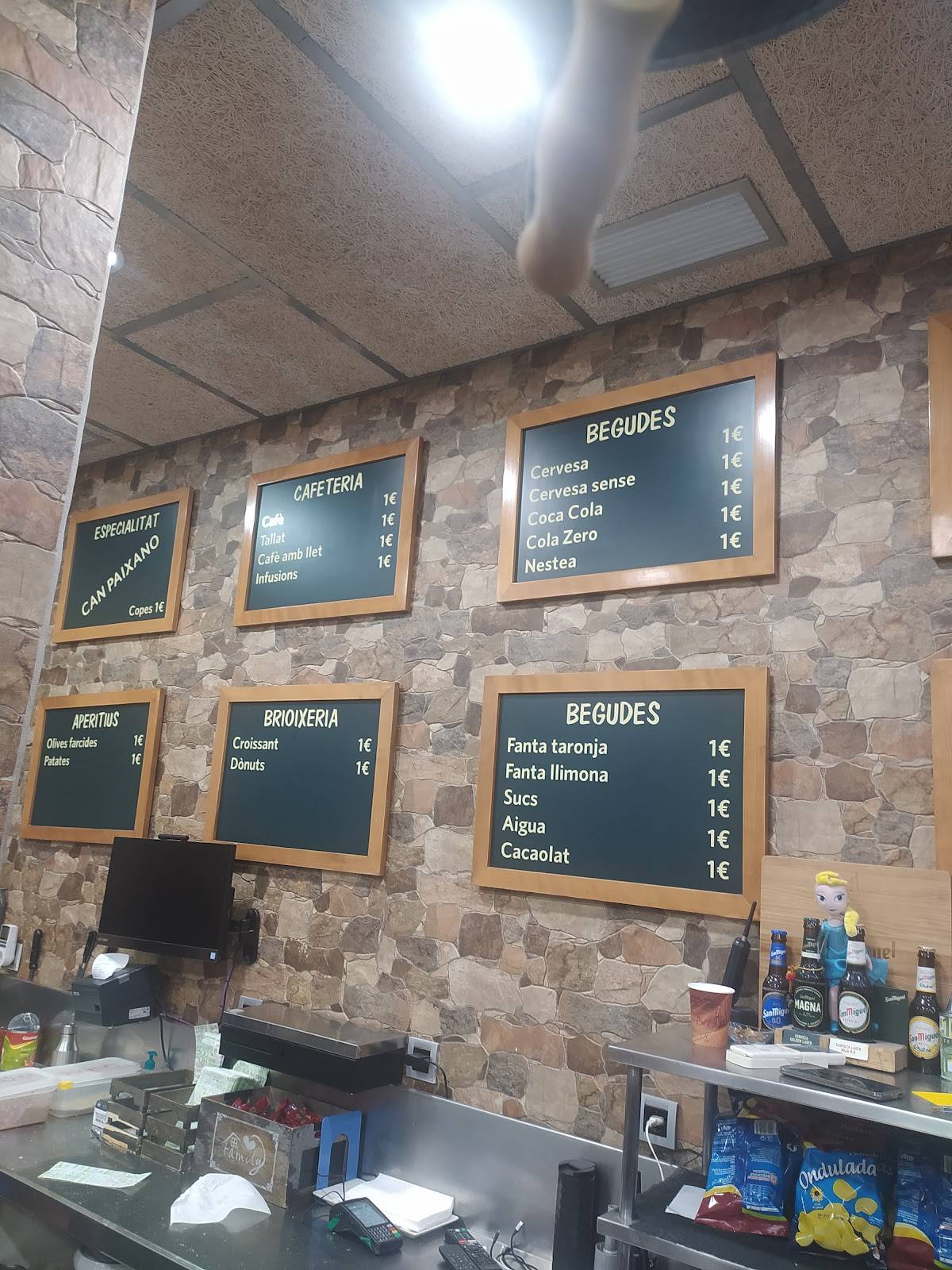 Menu at tot 1'50€ bar, Barcelona