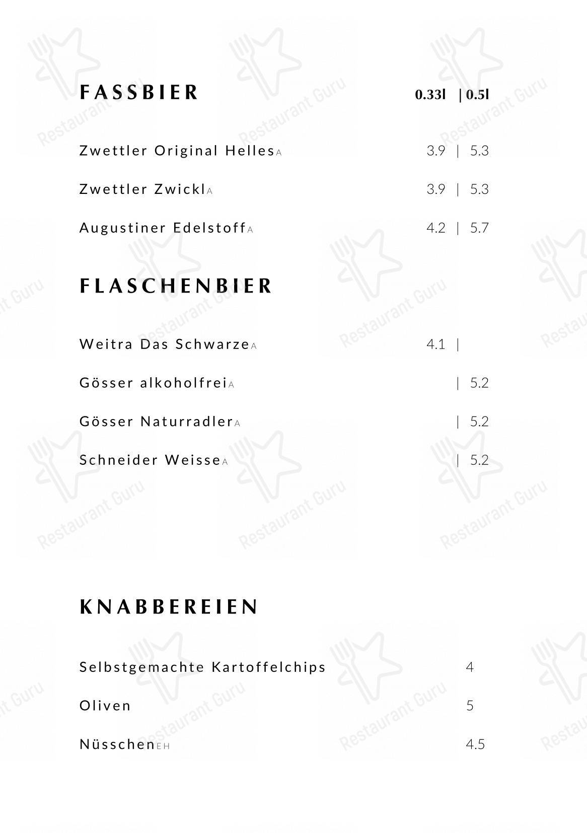 Speisekarte von Lucullus Restaurant & Catering, Wien, Neulinggasse 29