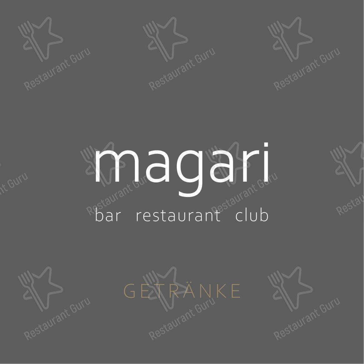 Speisekarte von Magari by Geisha restaurant, München