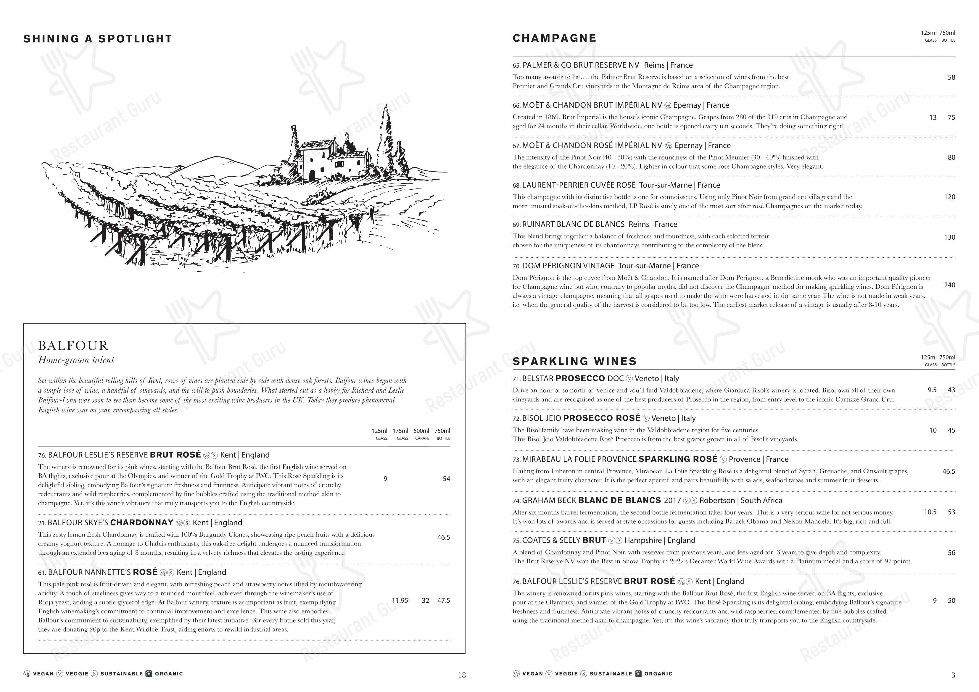 Menu at The Crown at Ampney Brook restaurant, Ampney Crucis