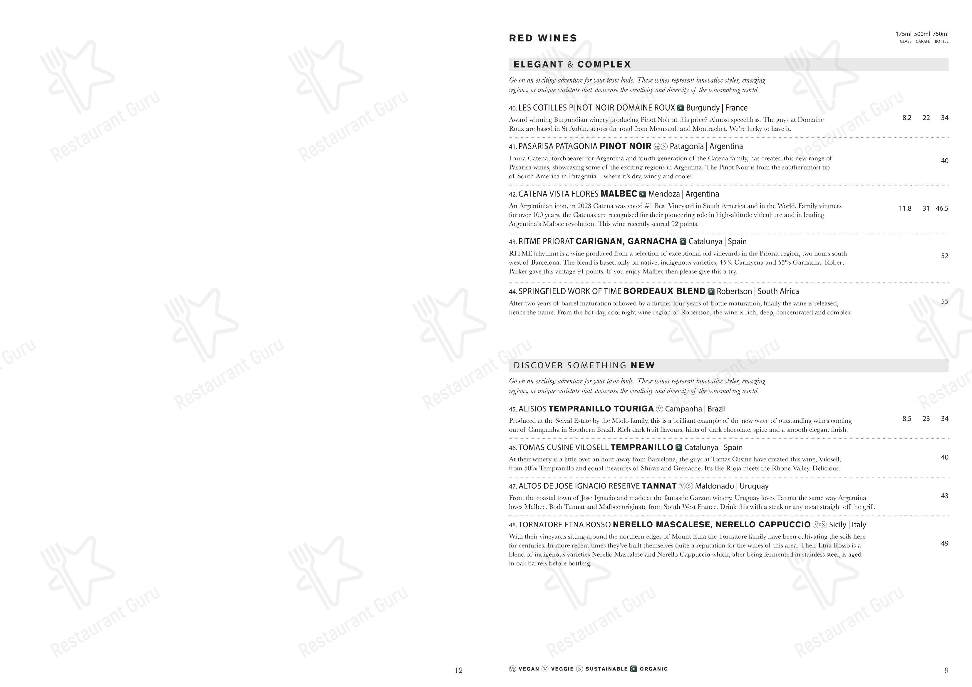 Menu at The Crown at Ampney Brook restaurant, Ampney Crucis