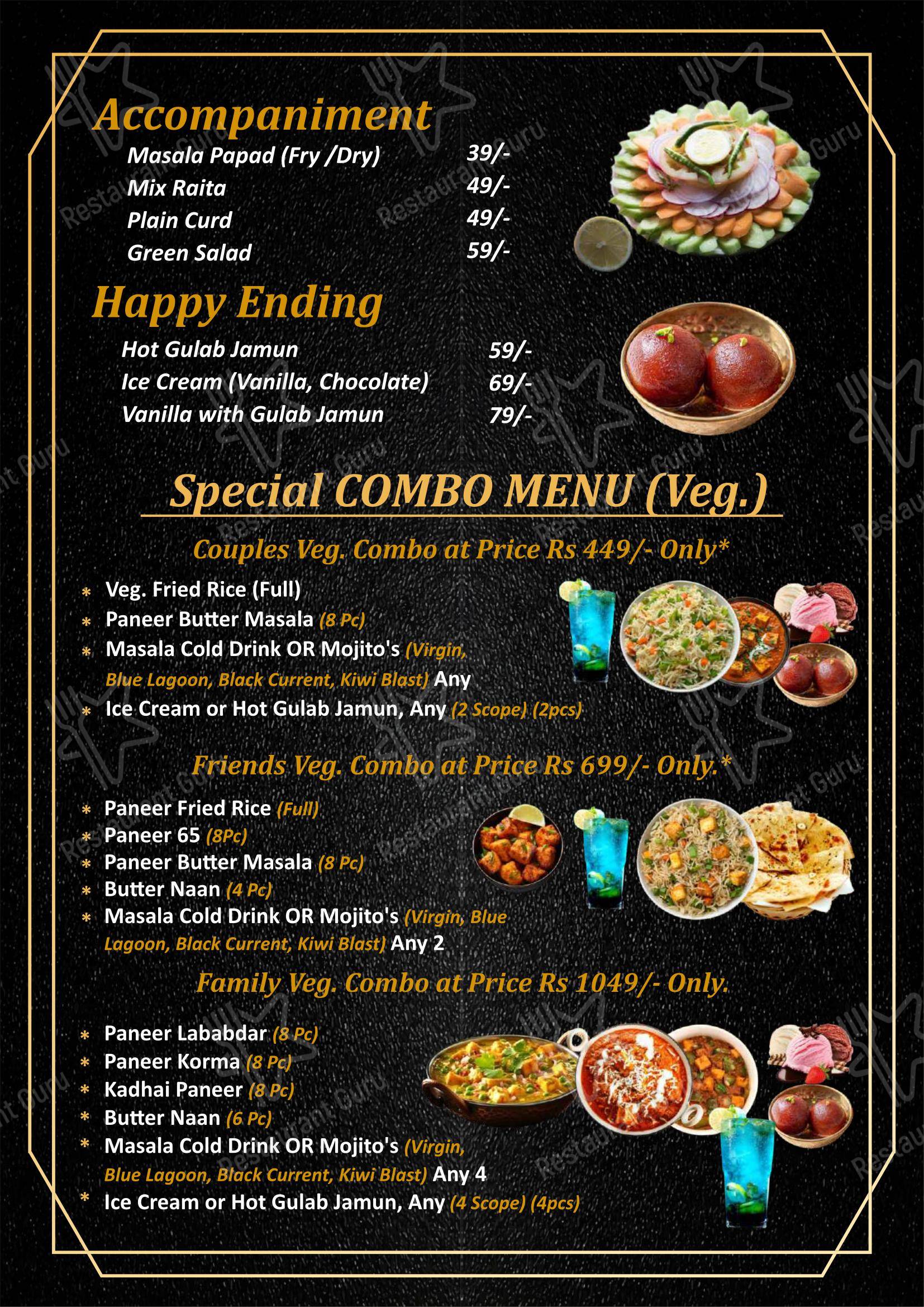 Menu at The Hilton Bawarchi, Jamshedpur